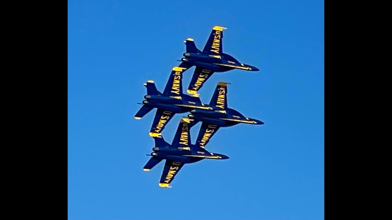 Blue Angels Practice Run At Pensacola Beach - Air Show || TubButter ...