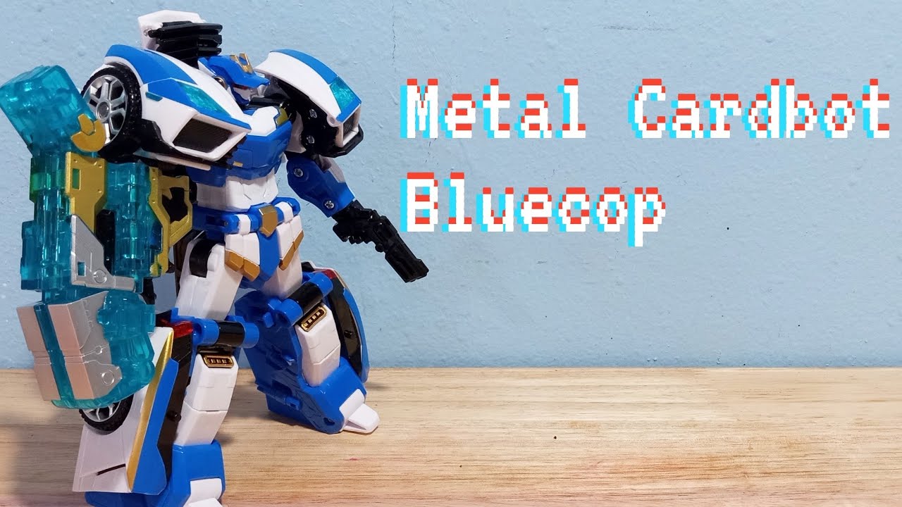 Metal Cardbot Bluecop review - YouTube