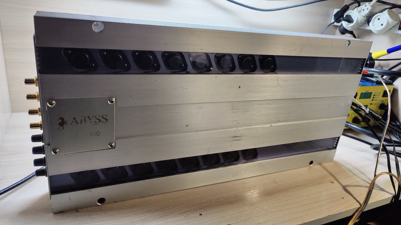 Abyss CT-24400 замер усилителя - YouTube