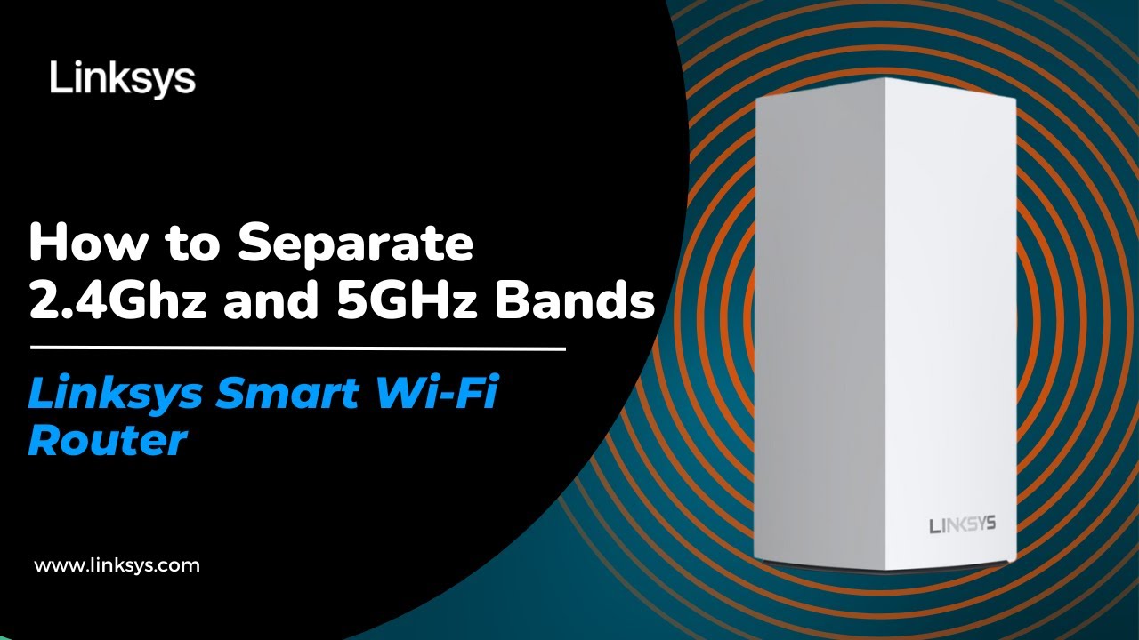 How to Separate 2.4GHz & 5GHz WiFi Bands - YouTube