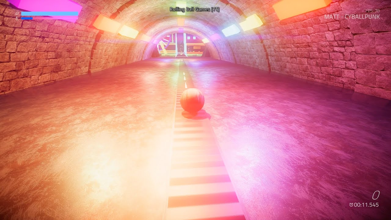 Ballex 2 - Custom Level: "CyBallPunk" - YouTube