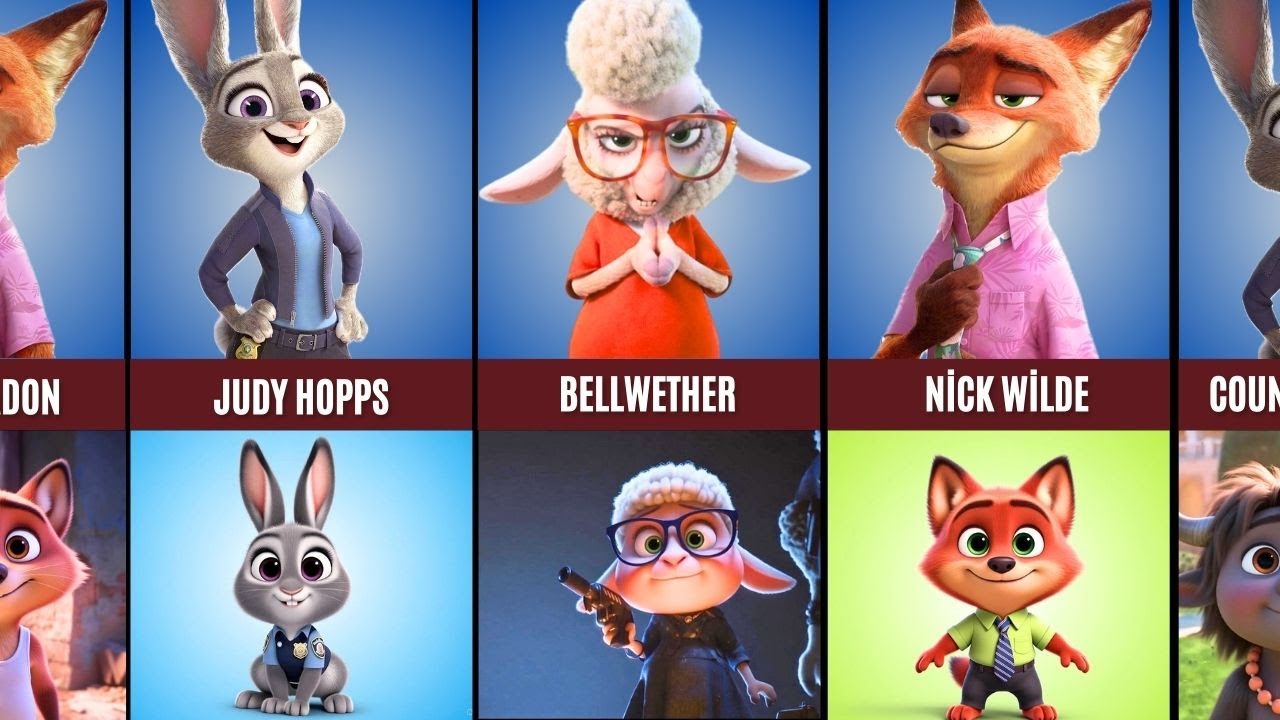 The Childhood Of Zootopia Characters - YouTube