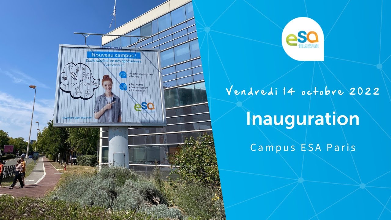 Inauguration du nouveau campus de l’École supérieure des agricultures ...