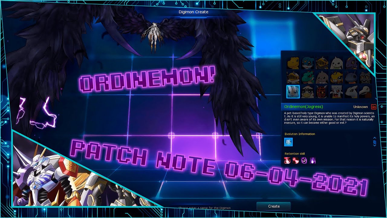 Digimon Masters online: Eventos dia 20/04 - Ordinemon is here!! - YouTube