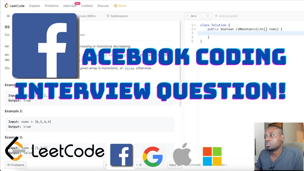 Facebook Coding Interview Question First Bad Version Leetcode Youtube 2348