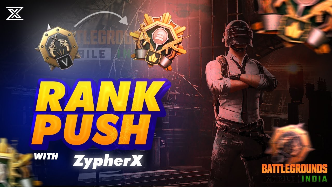 Bgmi Rank push gold to ace - YouTube