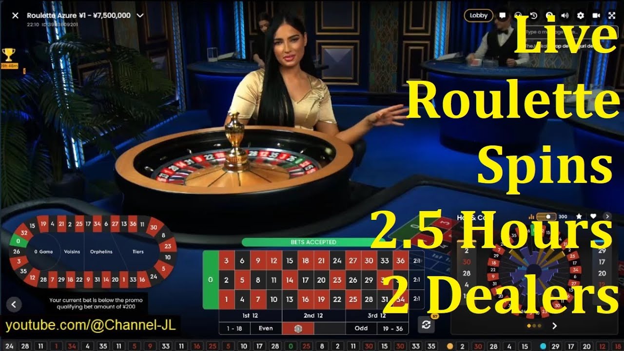 Live Roulette Spins 2.5 Hours 2 Dealers - 2024 Jan 03 - YouTube