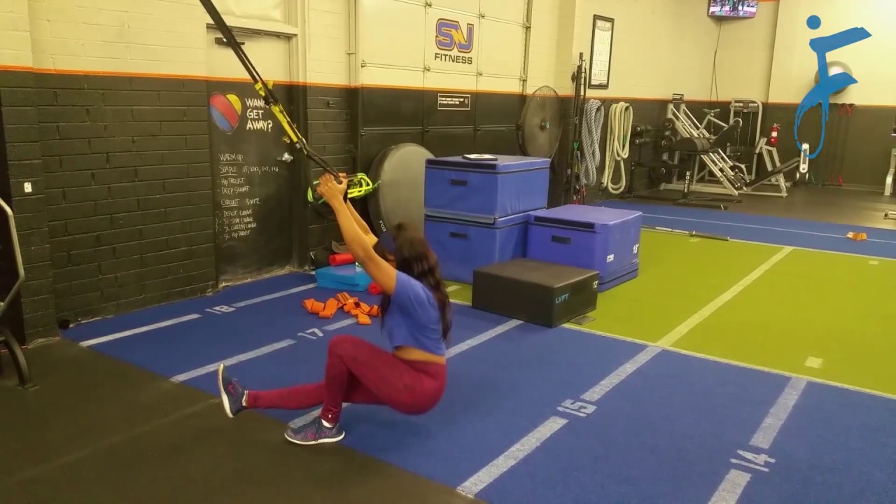 SL TRX squat - YouTube