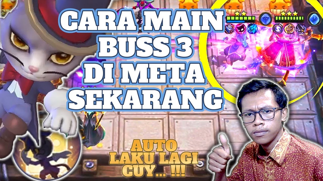 CARA MAIN BUSS 3 DI META SEKARANG !! MAGIC CHESS MOBILE LEGENDS - YouTube
