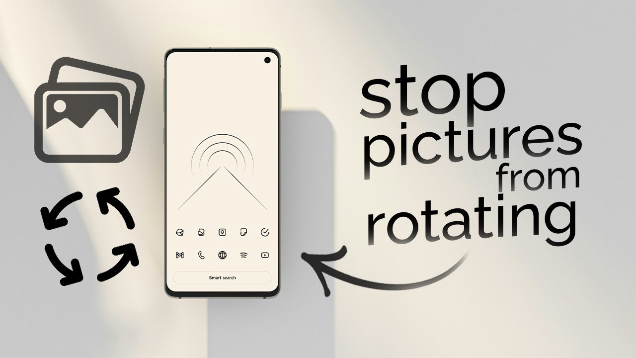 How to Stop Pictures from Rotating on Android (tutorial) - YouTube