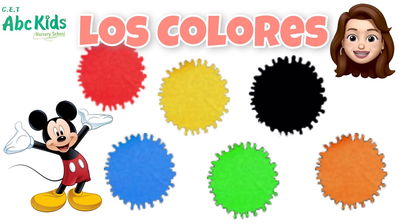 CLASES VIRTUALES INICIAL - MATEMÁTICA || LOS COLORES CON MICKEY - YouTube