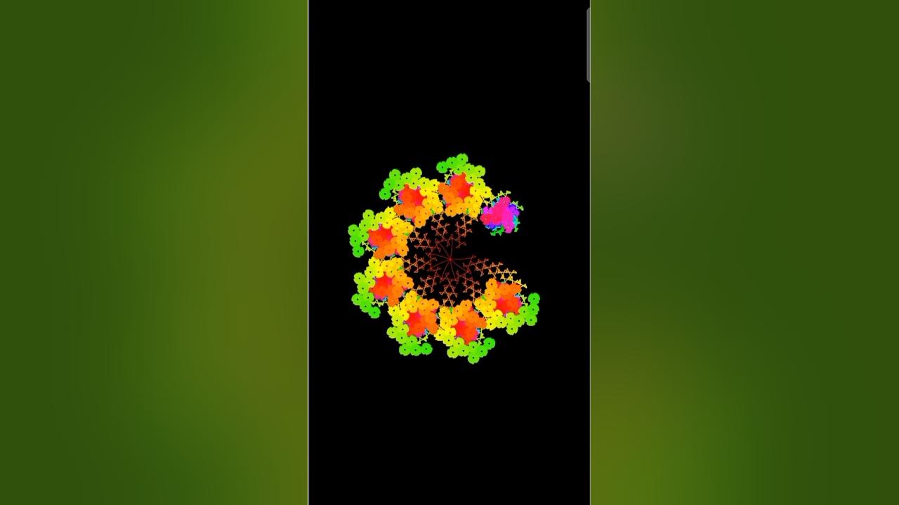 Python turtle flower circle amezing design using in python #python #circle #flower #likesforlike ...