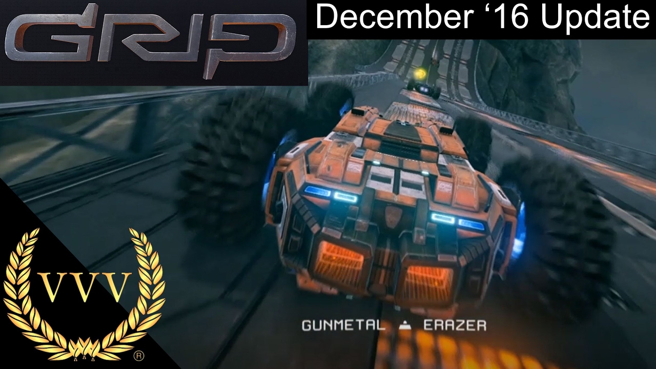 GRIP: Combat Racing - Dec '16 Update Gameplay - YouTube