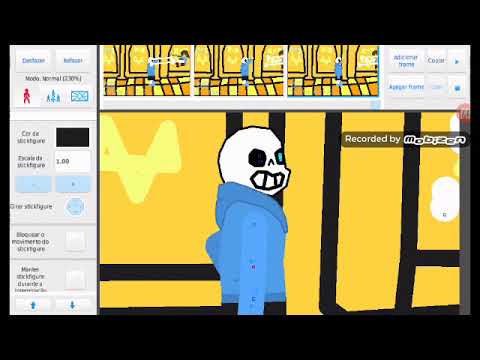 Stick nodes undertale chara vs sans ep 1 - YouTube