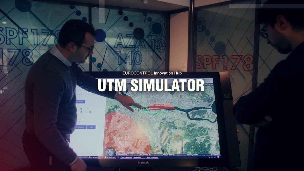UTM simulation capability at the EUROCONTROL Innovation Hub - YouTube