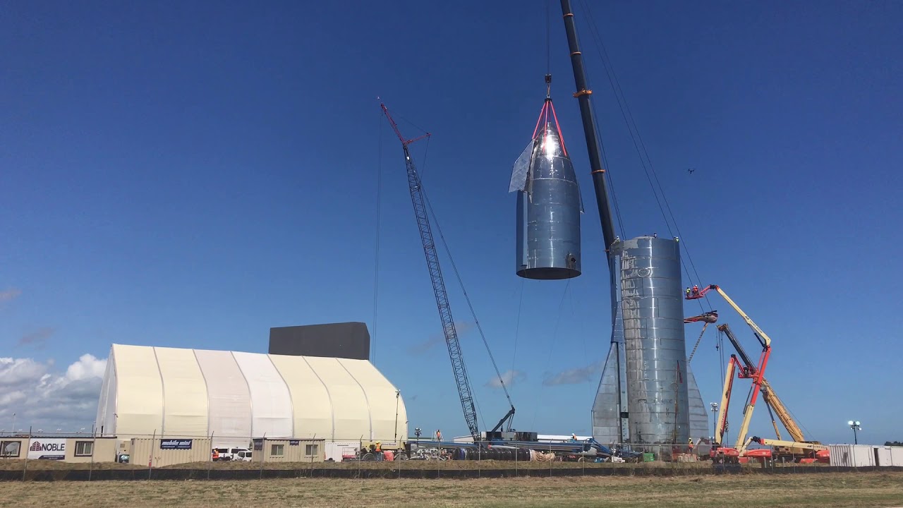 Starship Assembly Part 1 - YouTube