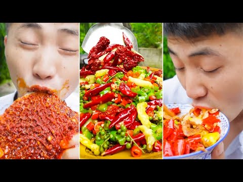 ASMR Mukbang | Chinese Spicy Food Challenge 🌶🌶🌶 Tik Tok China #9