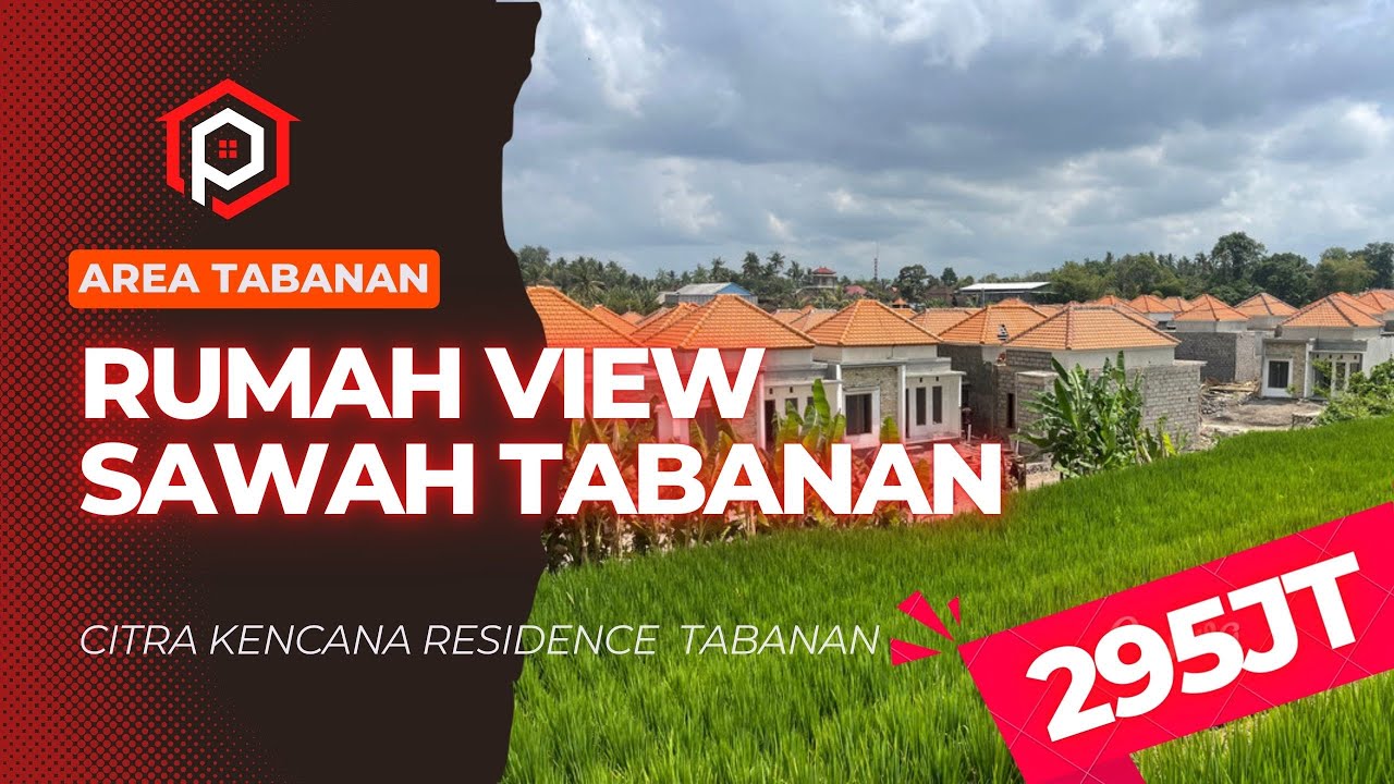RUMAH VIEW SAWAH BISA TANPA DP DI TABANAN 🏡 - YouTube