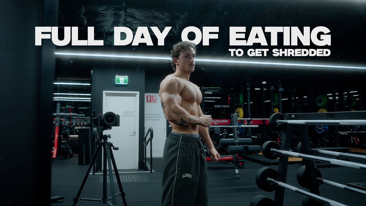 FULL DAY OF EATING TO GET SHREDDED | Chest and Back Workout - YouTube