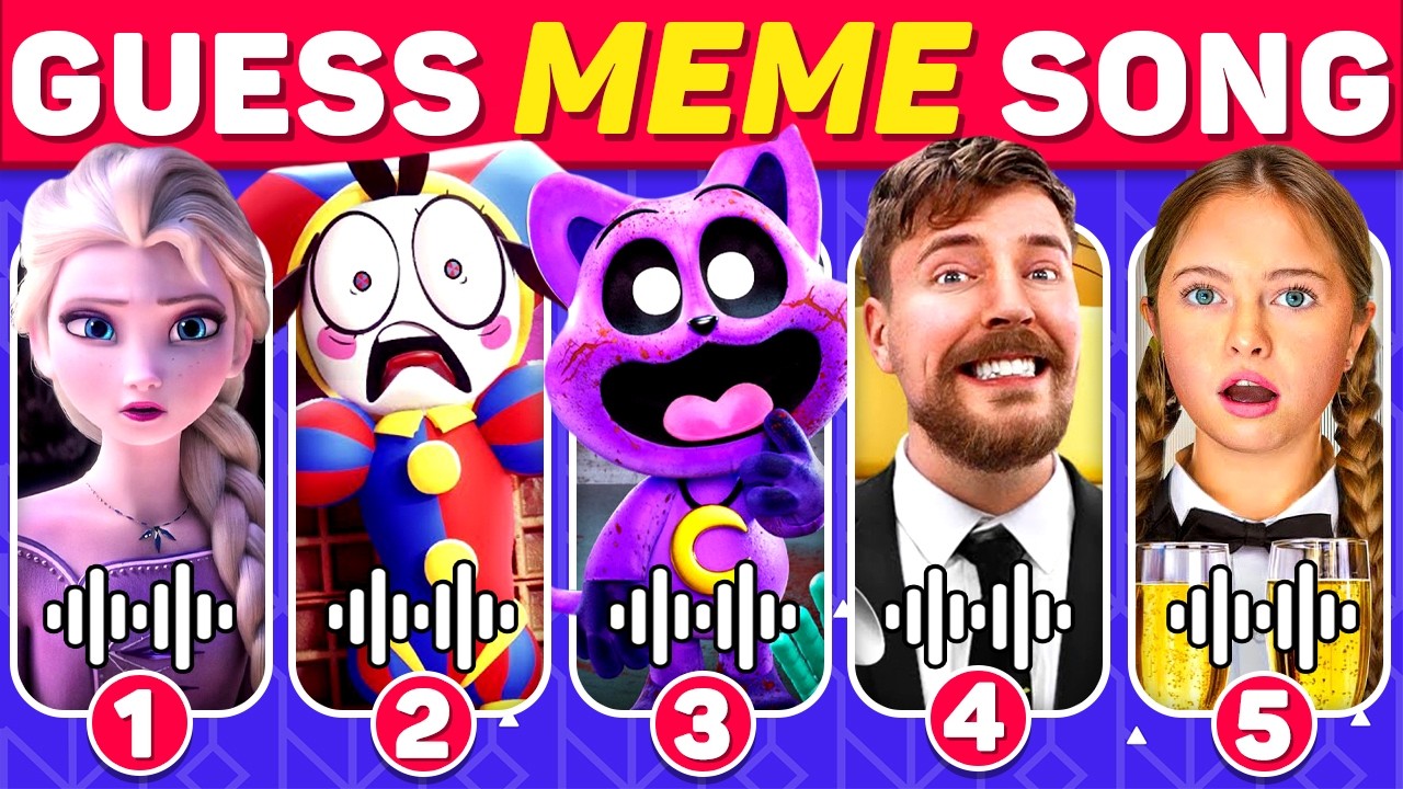 Guess The Meme & Who Is Singing 🔥🎤🎶 Salish Matter, Lay Lay, Pomni ...