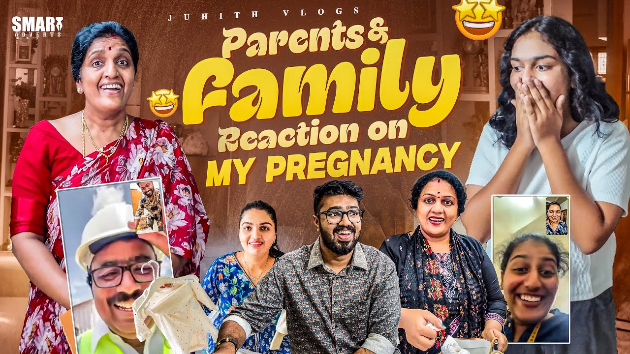 మా Parents & Family Reaction💕on My Pregnancy🤰|Precious & Emotional ...