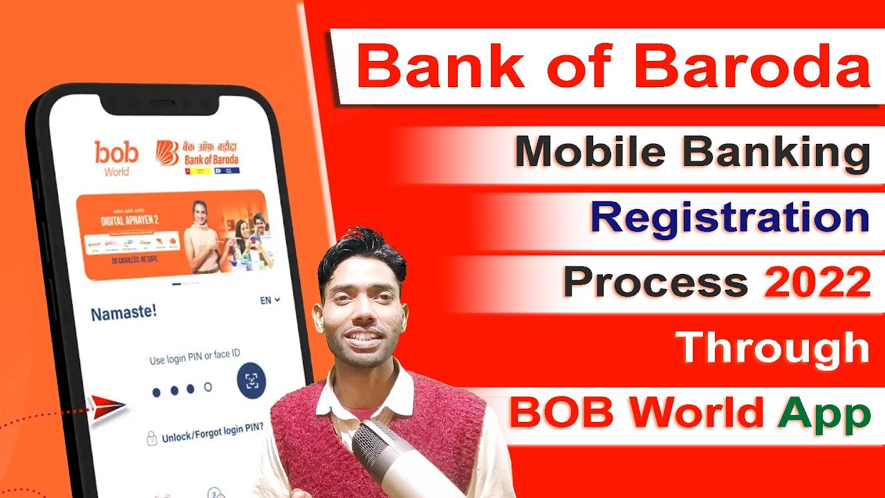 How To Register Bob World App | Bank Of Baroda Internet Banking ...
