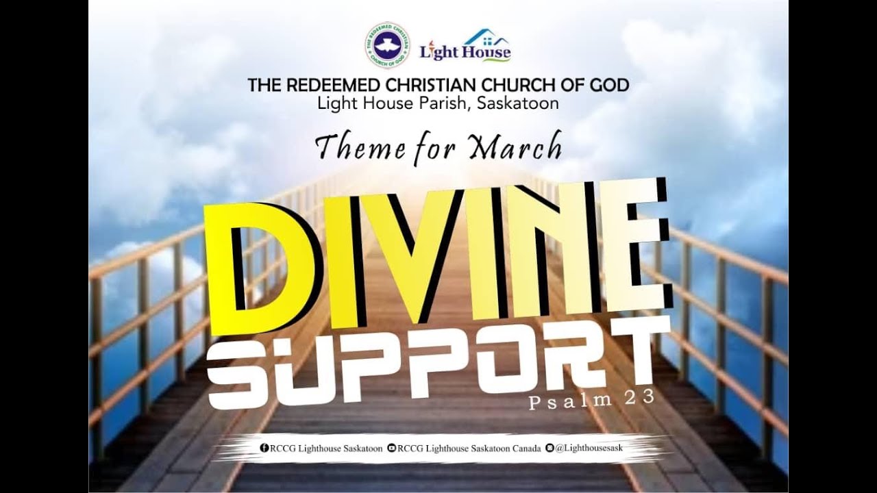 March 9 2025 | Sunday Service | DIVINE SUPPORT | RCCG Lighthouse ...