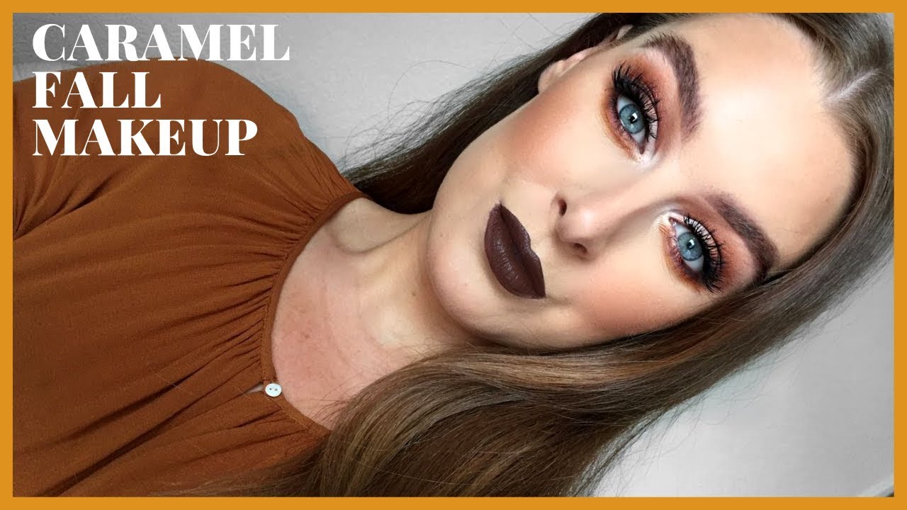 Warm Caramel Fall Makeup Tutorial - YouTube