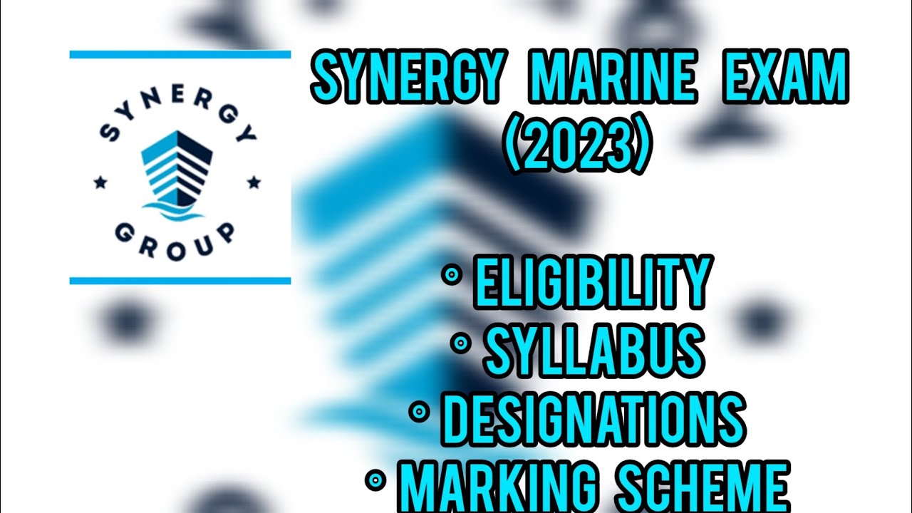 Synergy Marine Registration 2023 - YouTube