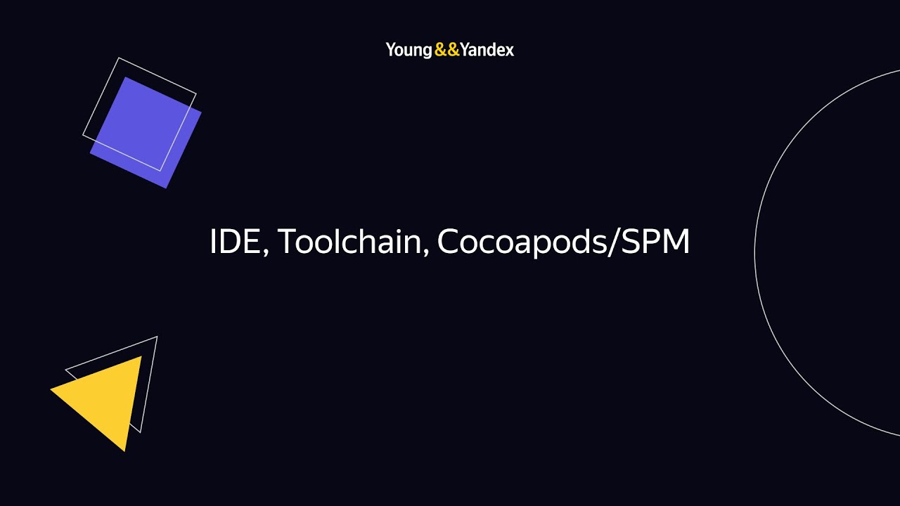Ide Toolchain Cocoapodsspm Youtube