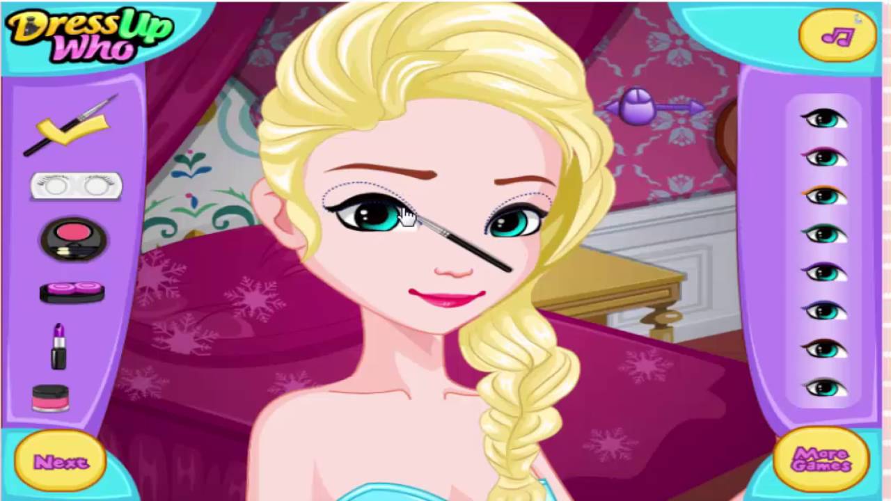 Disney Frozen game Elsa Plays Pokemon Go and Elsa's Stomach Virus - YouTube