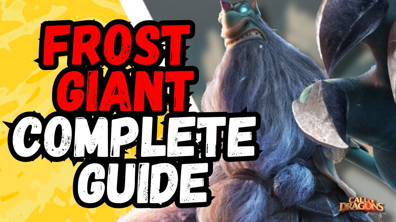 Frost Giant Raid | Complete Guide On How To Win | Call of Dragons - YouTube