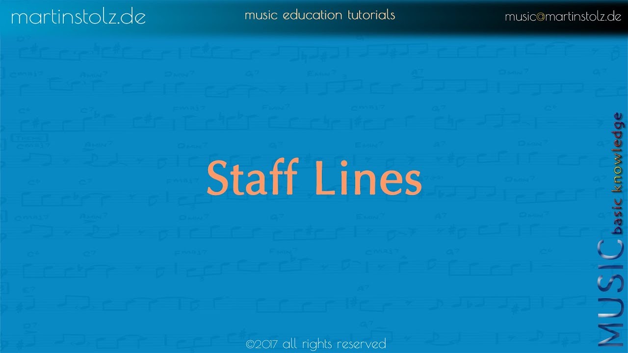 Music Theory: What are staff lines in Music? - YouTube