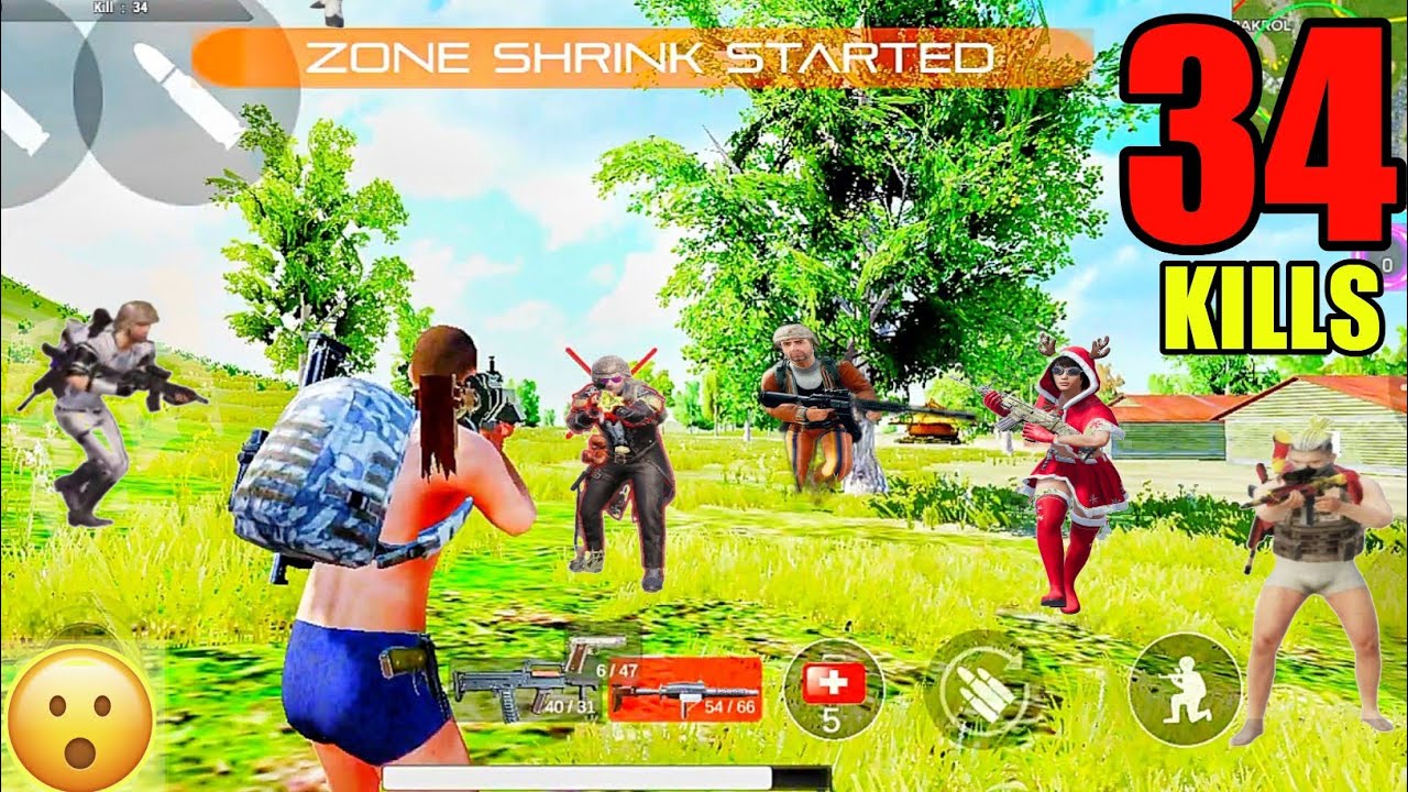 34KILLS😱!! FREE SURVIVAL FIRE BATTLEGROUND GAMEPLAY🔥 | SURVIVAL FIRE ...