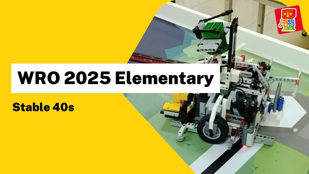 【WRO 2025 Elementary】40s - Stable Version | SLR Robotics - YouTube
