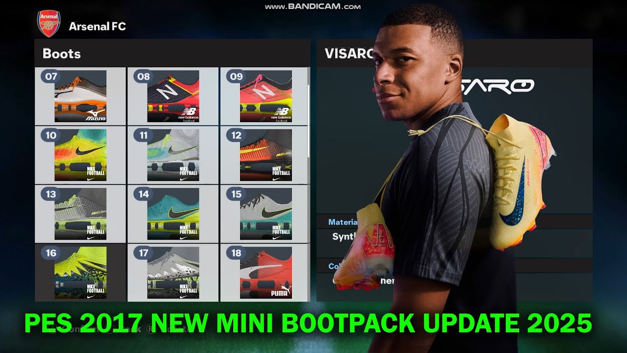 PES 2017 NEW MINI BOOTPACK UPDATE 2025 - YouTube