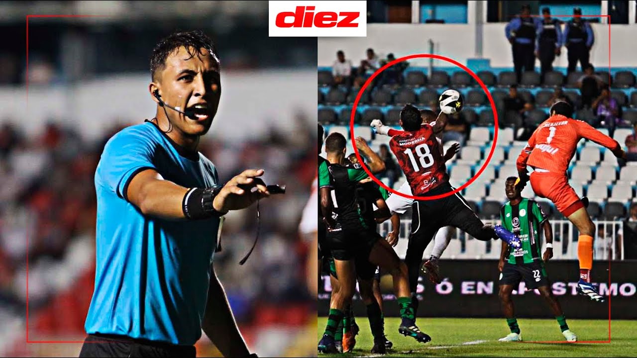 ¡Horror arbitral! Gol de Édrick Menjívar no debió contar por mano de ...