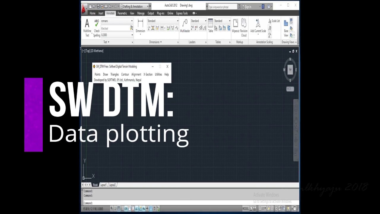SW DTM: Data Plotting - YouTube