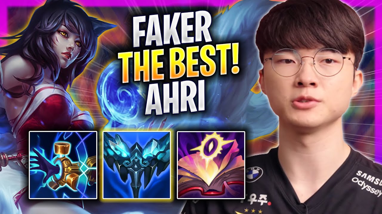 FAKER IS THE BEST AHRI IN KOREA! - T1 Faker Plays Ahri MID vs Neeko ...
