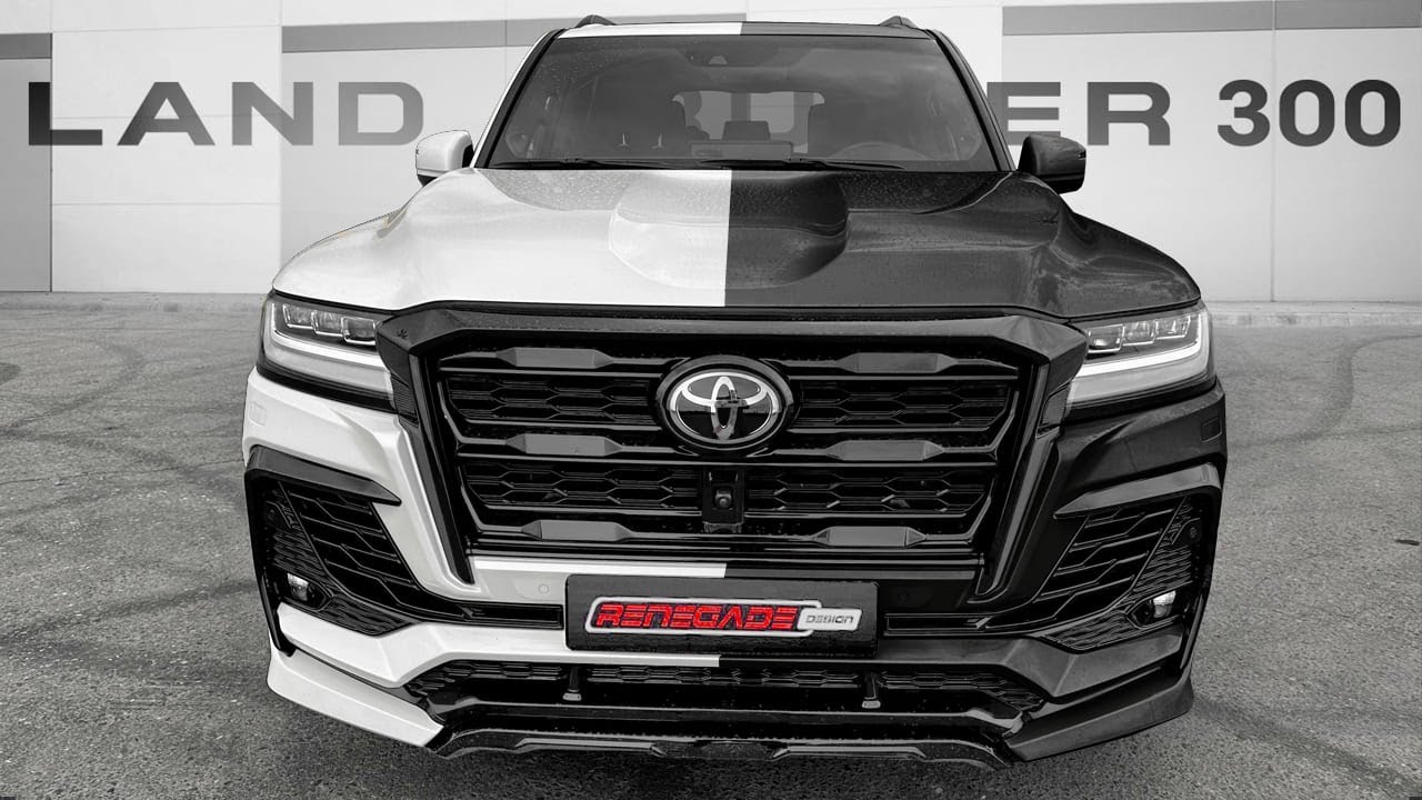 Wide body kit LC300 - YouTube