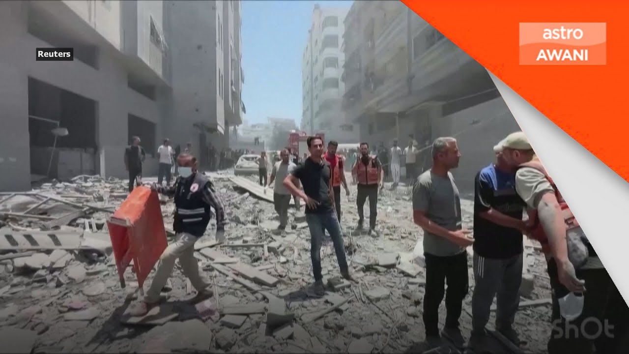 60,000 rakyat Palestin dipindahkan di sekitar Gaza - YouTube