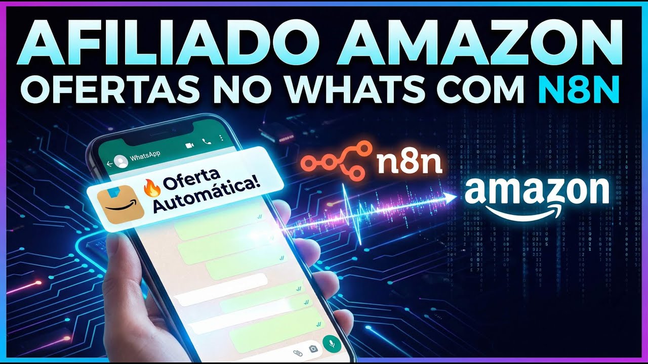 🤖 AFILIADO AMAZON! BOT de Promoções Automáticas #afiliados #amazon #n8n ...
