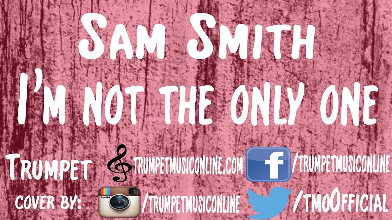 Trumpet Cover ~ Sam Smith - I'm not the only one - YouTube
