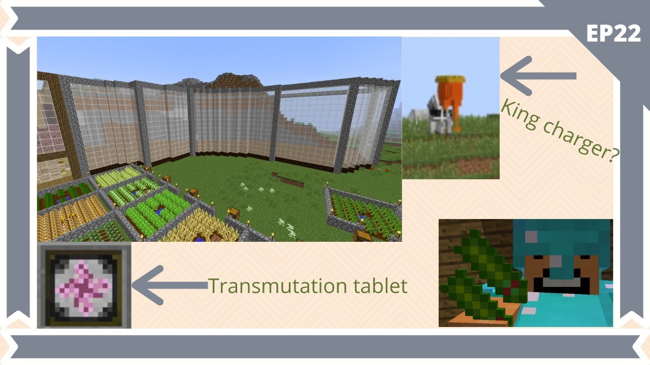 Minecraft Mod survival EP22: King charger? - YouTube