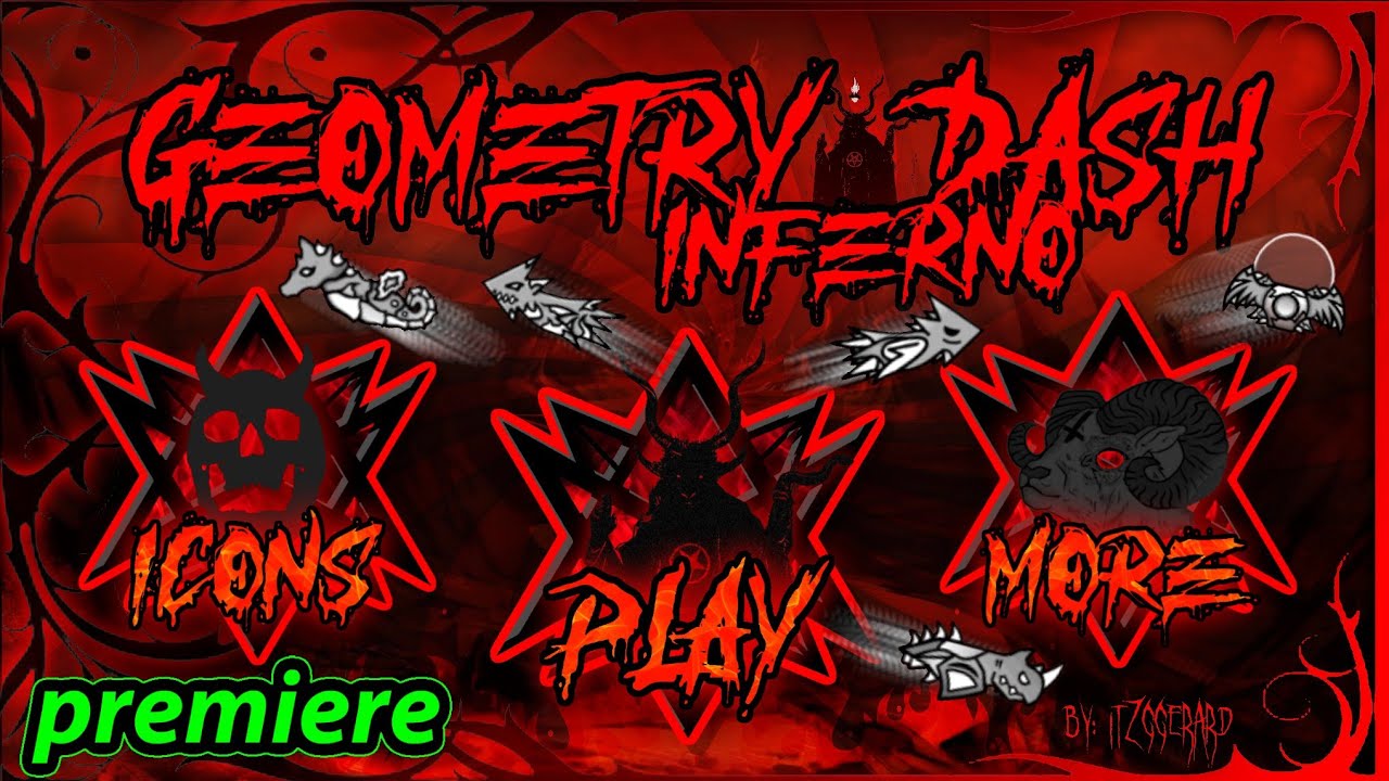 🔥Finally! Geometry Dash "INFERNO" | TEXTURE PACK by: itzGGerard (PC ...