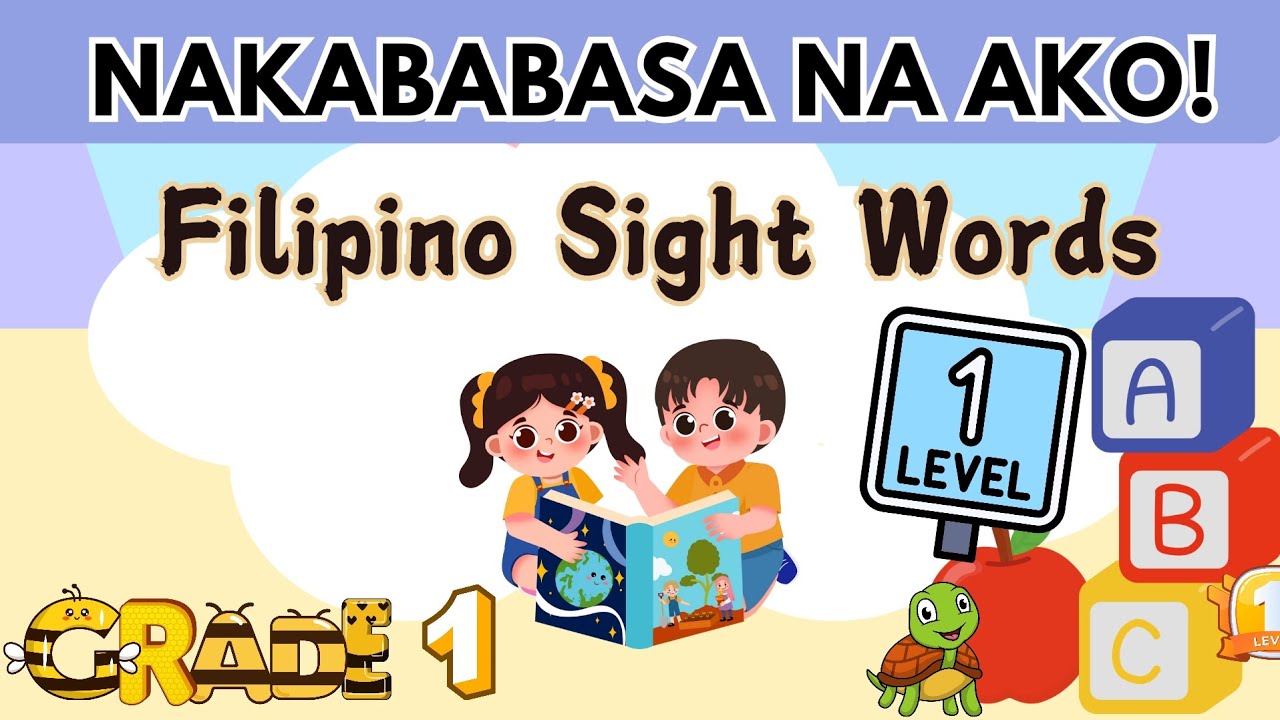 FILIPINO SIGHT WORDS - ARALIN 1 | PRACTICE READING - YouTube