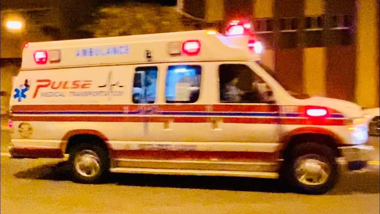 PULSE MEDICAL TRANSPORTATION EMS AMBULANCE RESPONDING ON MLK BOULEVARD ...
