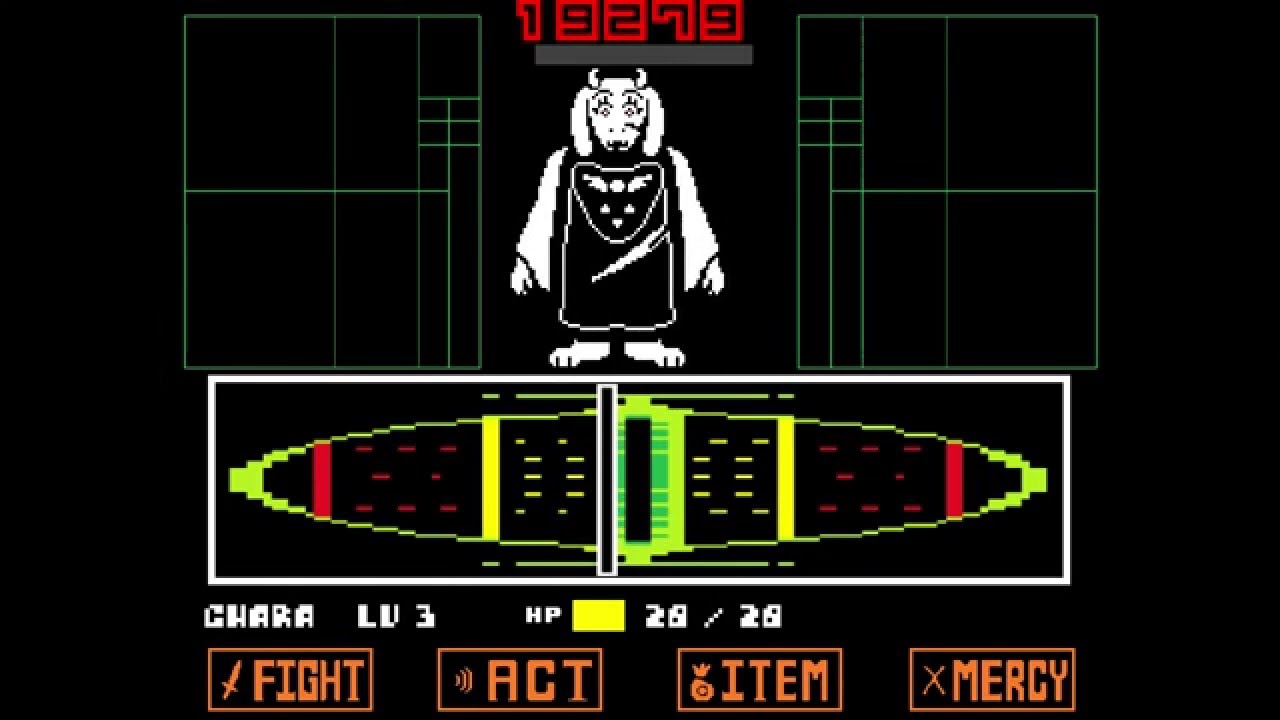 Undertale - Toriel Boss Fight (Genocide Run) - YouTube