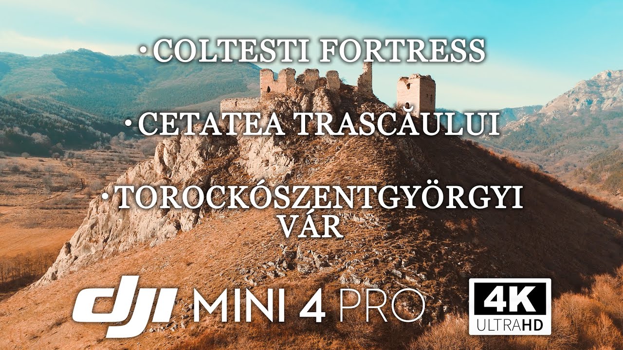 Coltesti Fortress - Cetatea Trascăului - Torockószentgyörgyi vár - 4K ...