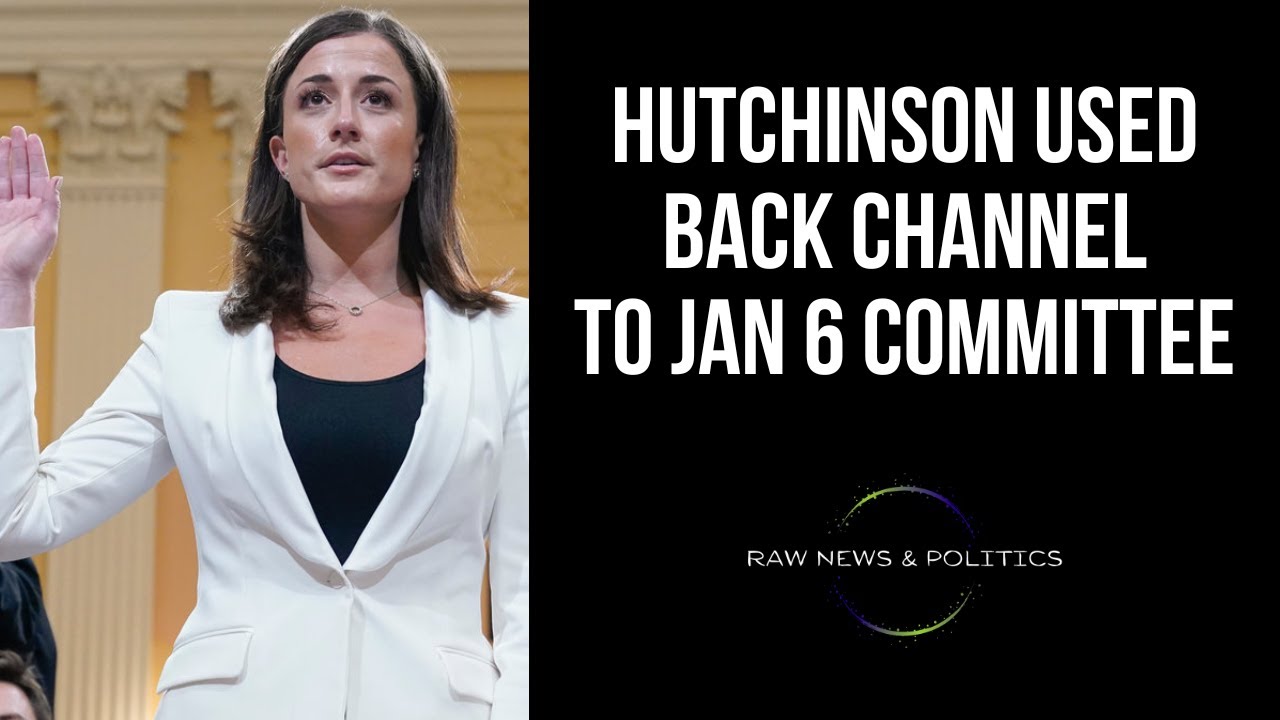 Hutchinson Used Back Channel To Jan 6 Committee - YouTube